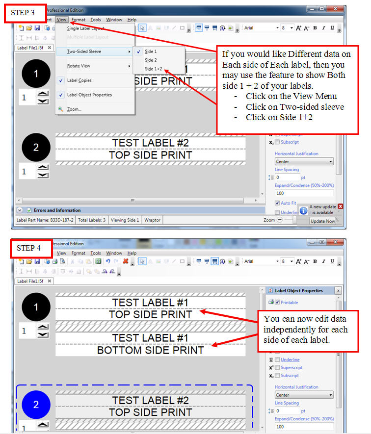 How to Use Double-Sided Sleeve Material with BBP33 in LabelMark 5 ...