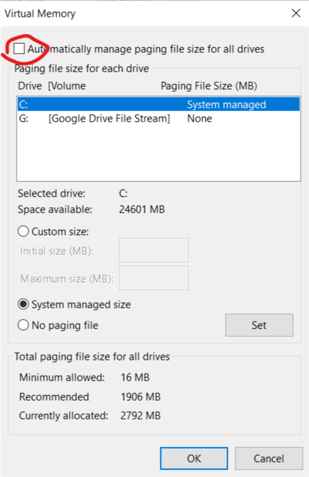 Increase the Windows Page File Size to Resolve LabelMark 6 Activation ...
