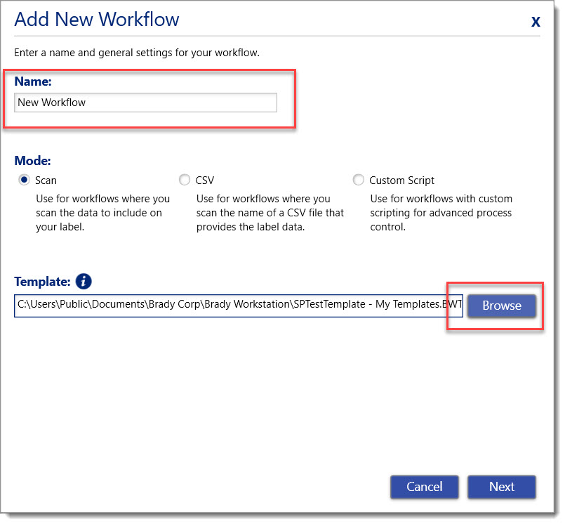 How to Setup a Scan and Print Workflow | Brady Support