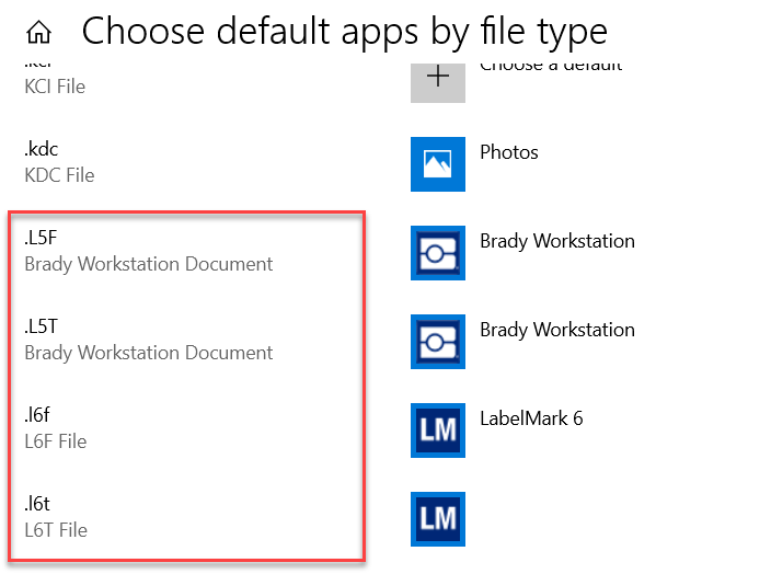 How to Configure Windows to Automatically Open LabelMark 6 Files in Brady Workstation or ...