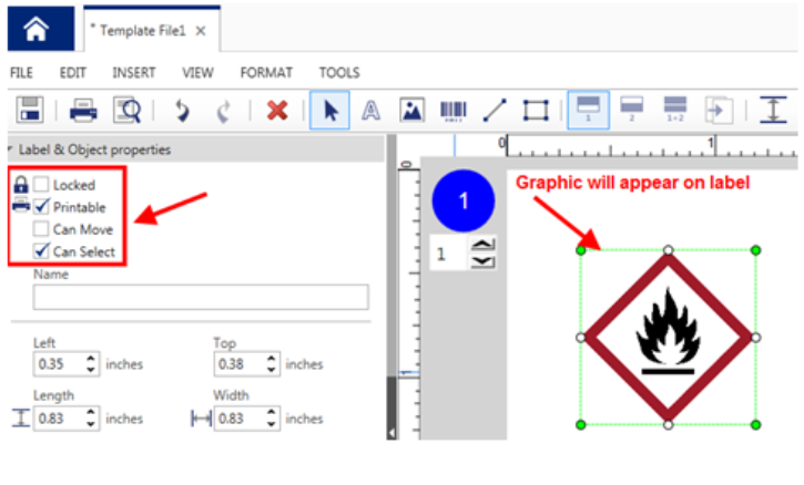 LabelMark 6 & Custom Designer Comparison – Using a Graphic in a ...