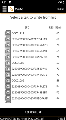 HH85 - Encode an RFID Tag | Brady Support