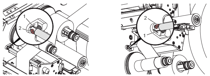 BBP72-PLUS - Set the Feed Path of the Transfer Ribbon | Brady Support