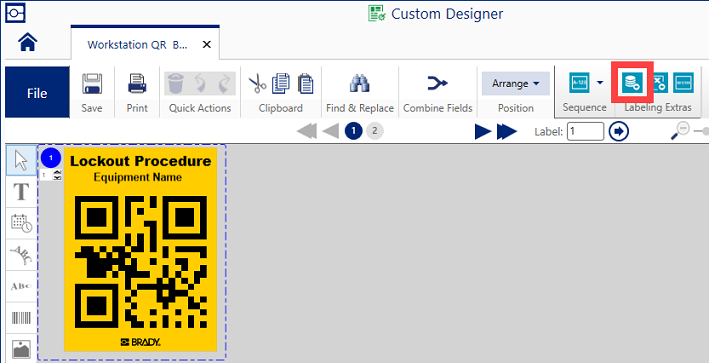 Bulk Print LINK360 QR Codes using Brady Workstation | Brady Support