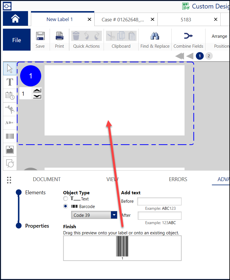 Create a Sequence That Includes a Barcode on Every Other Label | Brady ...