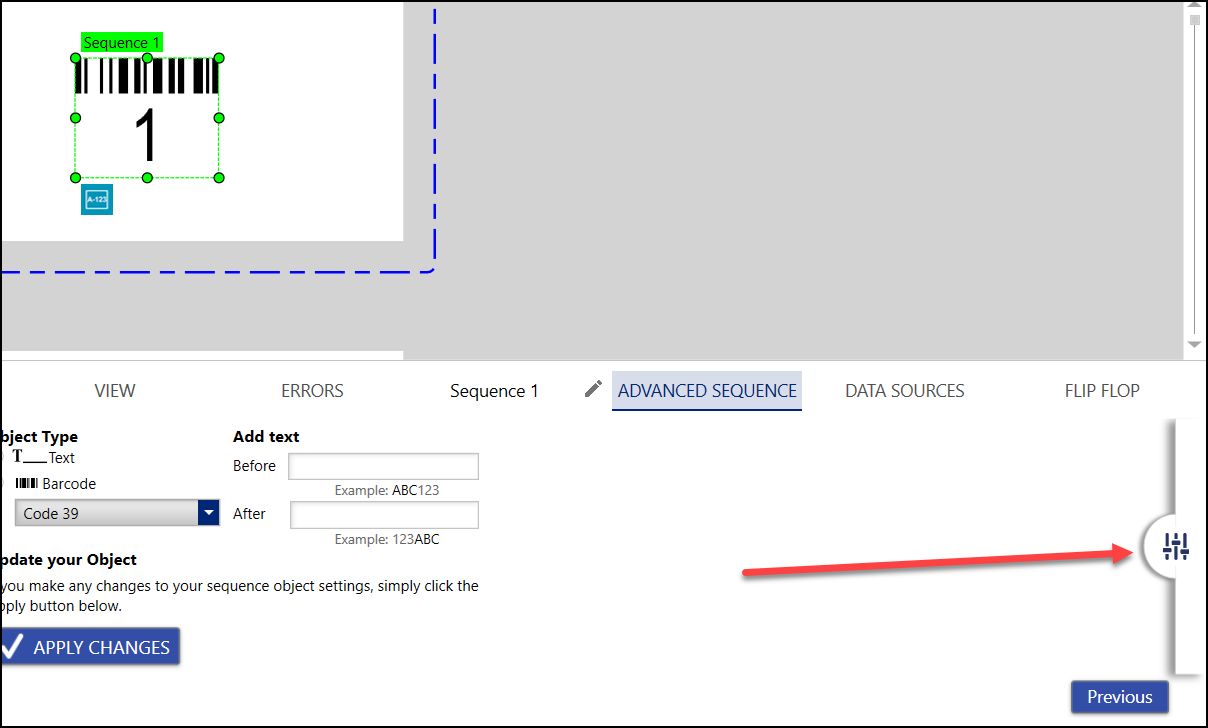 Create a Sequence That Includes a Barcode on Every Other Label | Brady ...