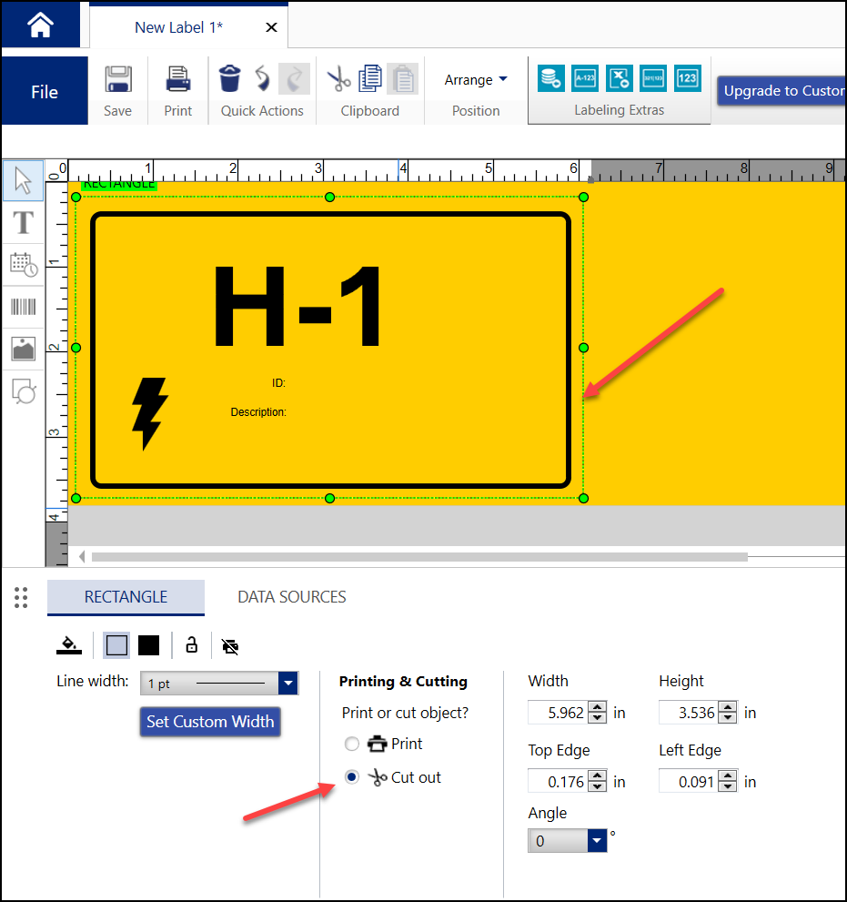 Custom Designer Lite - Creating Energy Source Labels | Brady Support