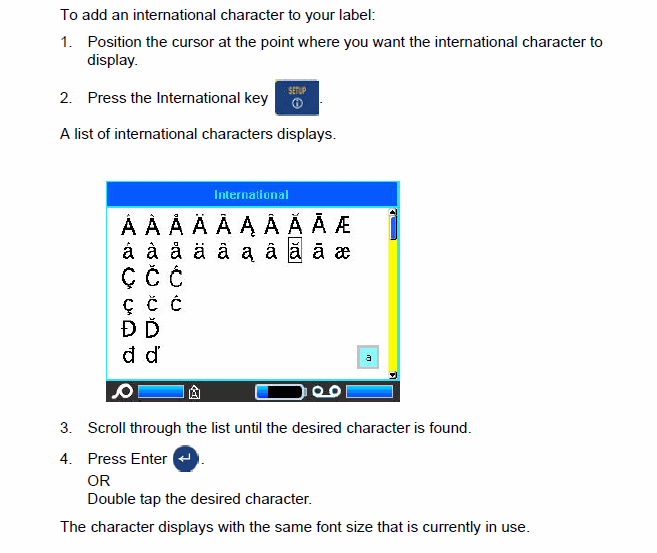 BMP61 - Where to find "?" and "$" "!" symbols | Brady Support