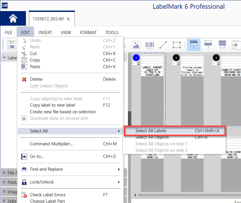 How to Convert an LAT (LaserJet) Label File to a THT Label File in LabelMark 6 | Brady Support