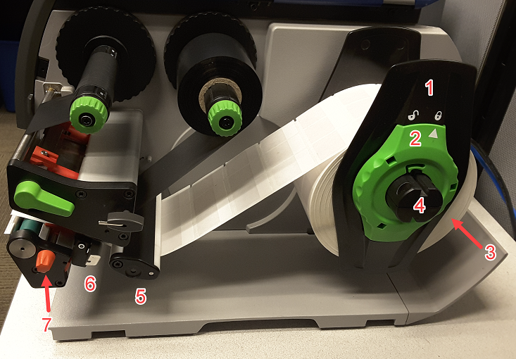 i7100 - How to Load Labels and Ribbon | Brady Support