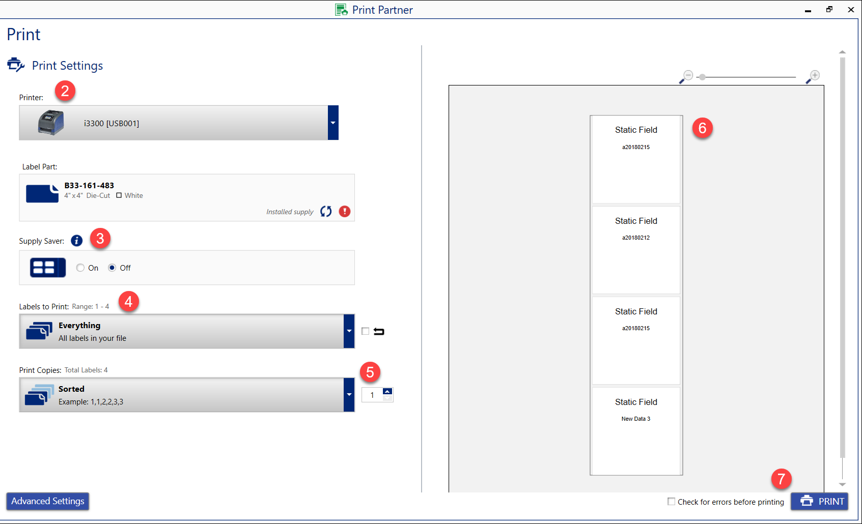 Print Partner - How to Print Labels | Brady Support