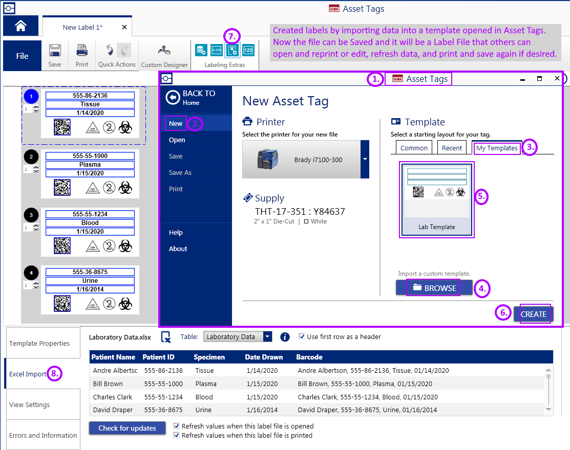 Templates vs Label Files in Brady Workstation | Brady Support