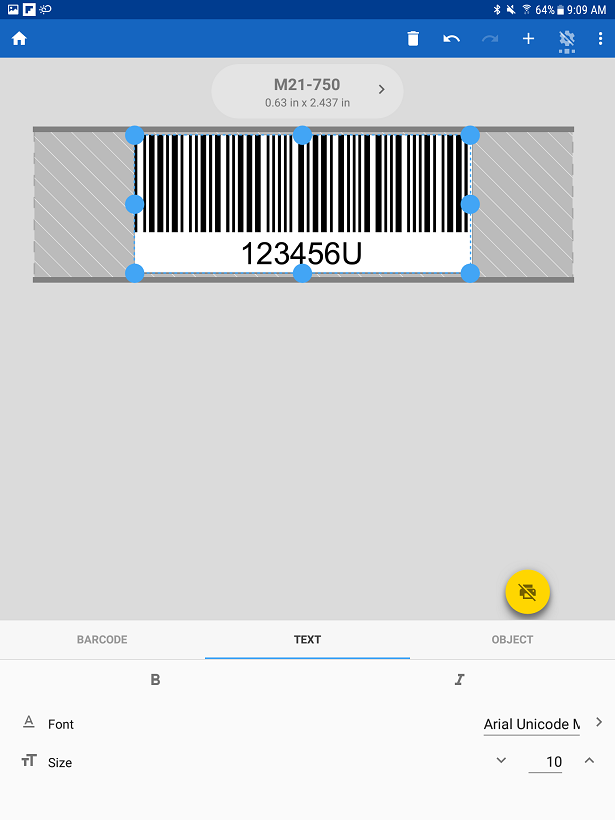 Express Labels Mobile App - How to add a Barcode, Text, Symbol, and ...