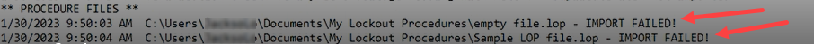 Lockout Writer - Import Failed Error | Brady Support
