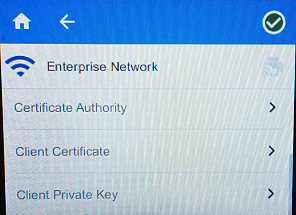 M611 - Connecting to a network using EAP_TLS Authentication | Brady Support
