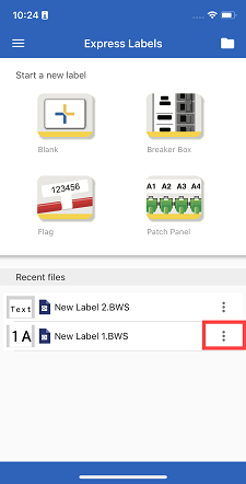 Express Labels Mobile - How to Share Label Files | Brady Support