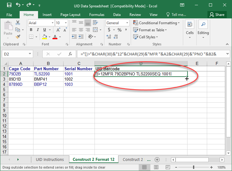 Brady Workstation - Creating MIL-STD-130N Compliant DoD UID / IUID ...