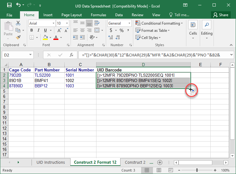 Brady Workstation - Creating MIL-STD-130N Compliant DoD UID / IUID ...