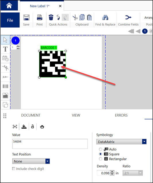 Custom Designer - Using the Fit to Frame Feature for Barcodes | Brady Support
