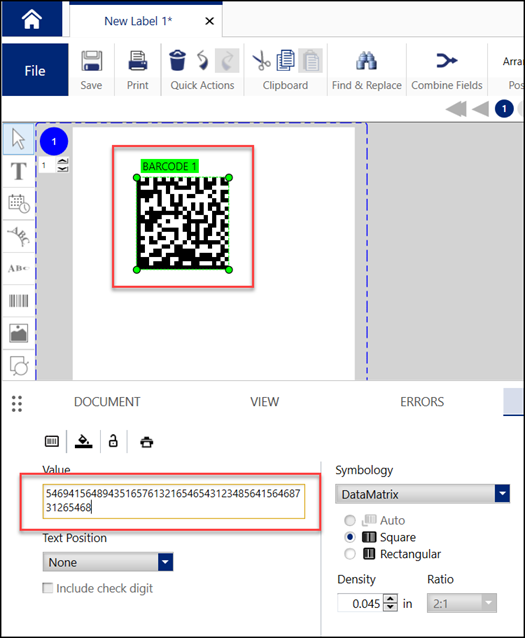 Custom Designer - Using the Fit to Frame Feature for Barcodes | Brady Support